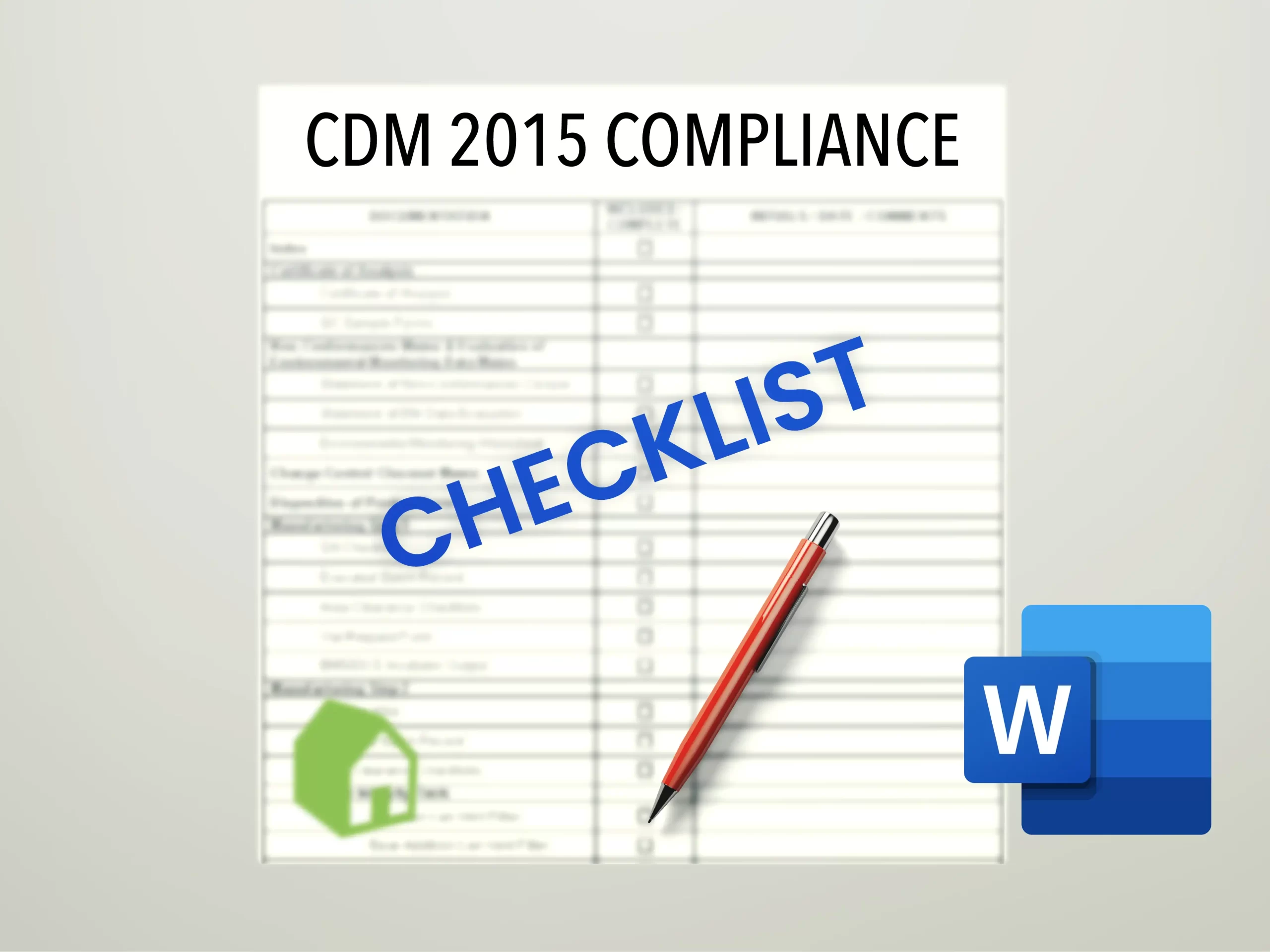CDM 2015 Compliance Checklist | DEVELOPING HOMES